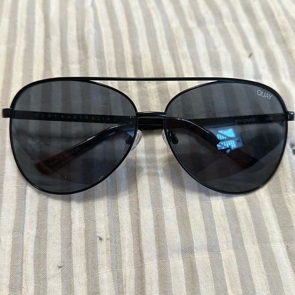 Quay Australia | Accessories | Quay Nwot Black Aviator Sunglasses ...